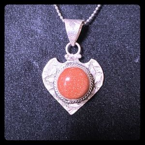 .925 Stamped | Jewelry | Sun Stone Silver 925 Pendant | Poshmark